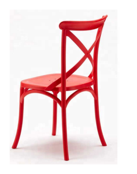 Wedding events Use PP plastic cross back chair /PP-689